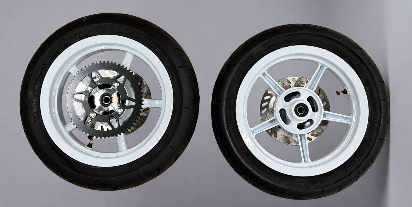 12in Wheel Set w/ Kenda Curve Tires – Midwest Mini Mods