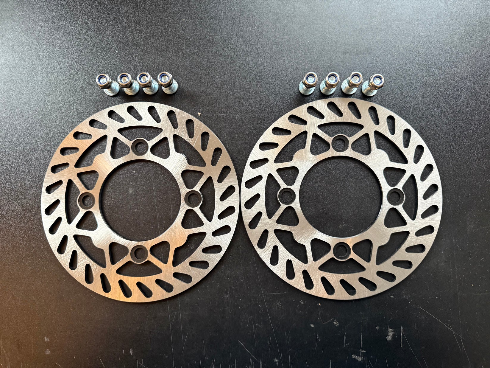 190mm Pit Bike Brake Rotor set w/Adapters – Midwest Mini Mods